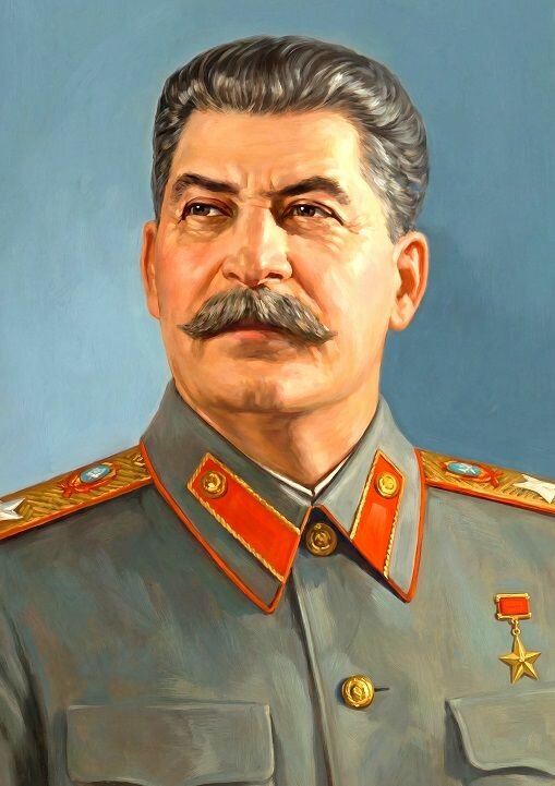 Сталин И. В. - портрет. 21*30 см. Плакат А4_002.