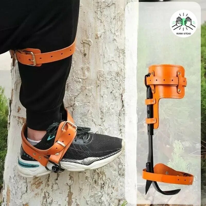 Роскошная версия нескользящей педали для лазания по деревьям из нержавеющей стали, ведение журнала альпинистом /Инструменты для лазания по деревьям