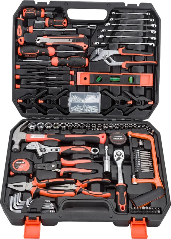 Набор инструментов Gigant GNJ-168 черно-оранжевый