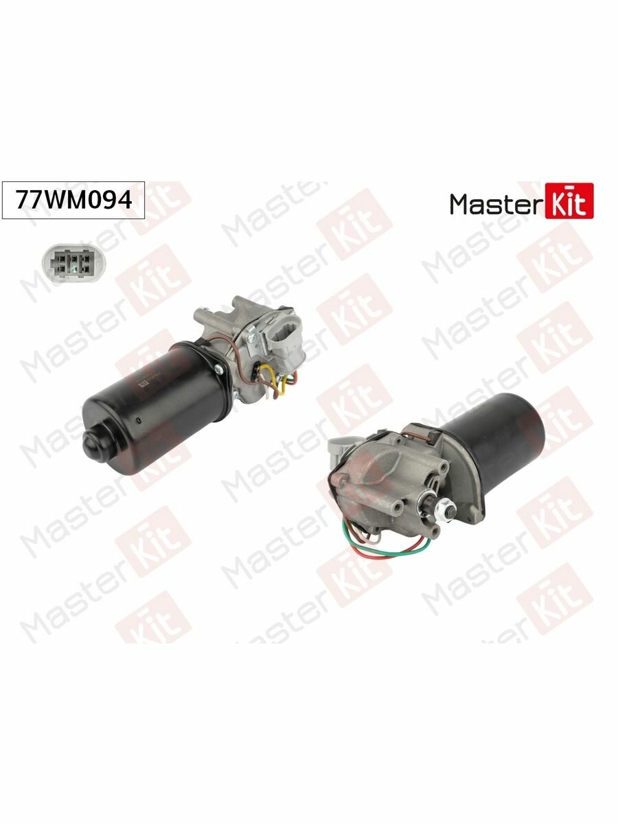 Мотор стеклоочистителя для а/м RENAULT Megane / Рено Меган, MASTERKIT 77WM094