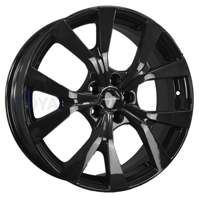 Литой колесный диск Khomen Wheels KHW1906 (Mazda CX-5/CX-8) 7x19/5x114,3 ET45 D67,1 Black