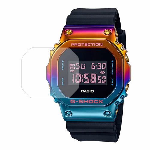 Скрин Мобайл защитный экран для часов Casio GM-5600SN-1 из гидрогелевая плёнка прозрачная