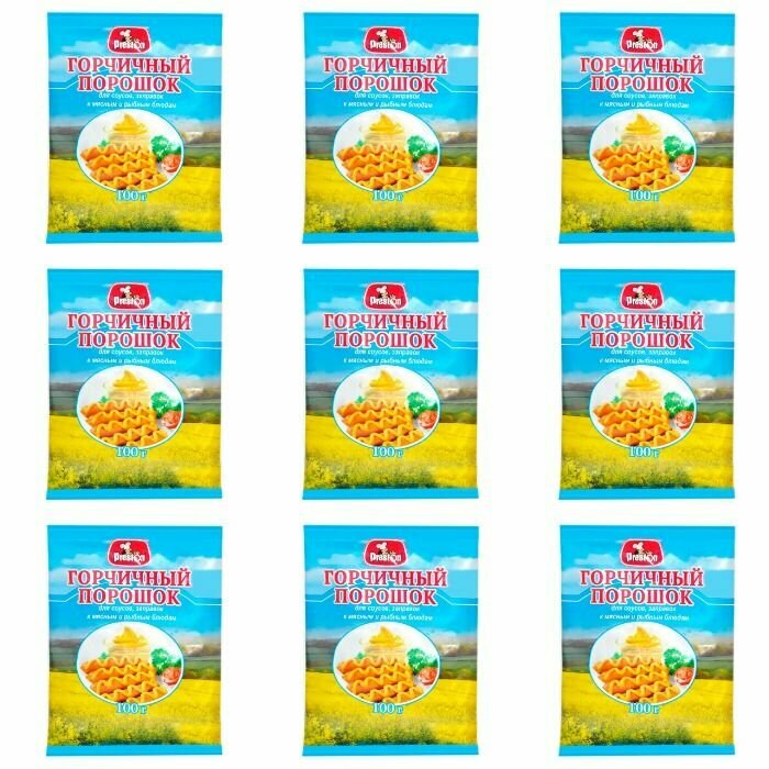 Preston Горчица сухая, 100 гр, 9 шт