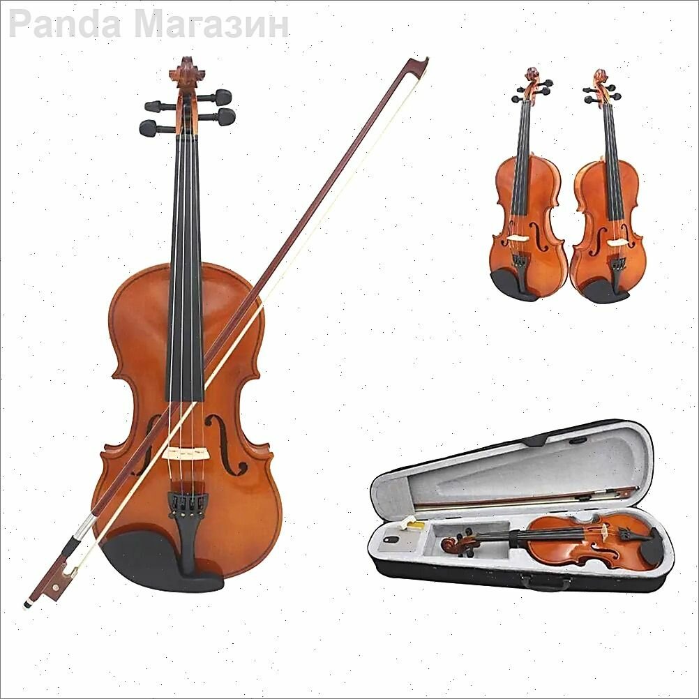 Скрипка из цельного дерева студенты, дети, начинающие, взрослые играют на скрипке 4/4