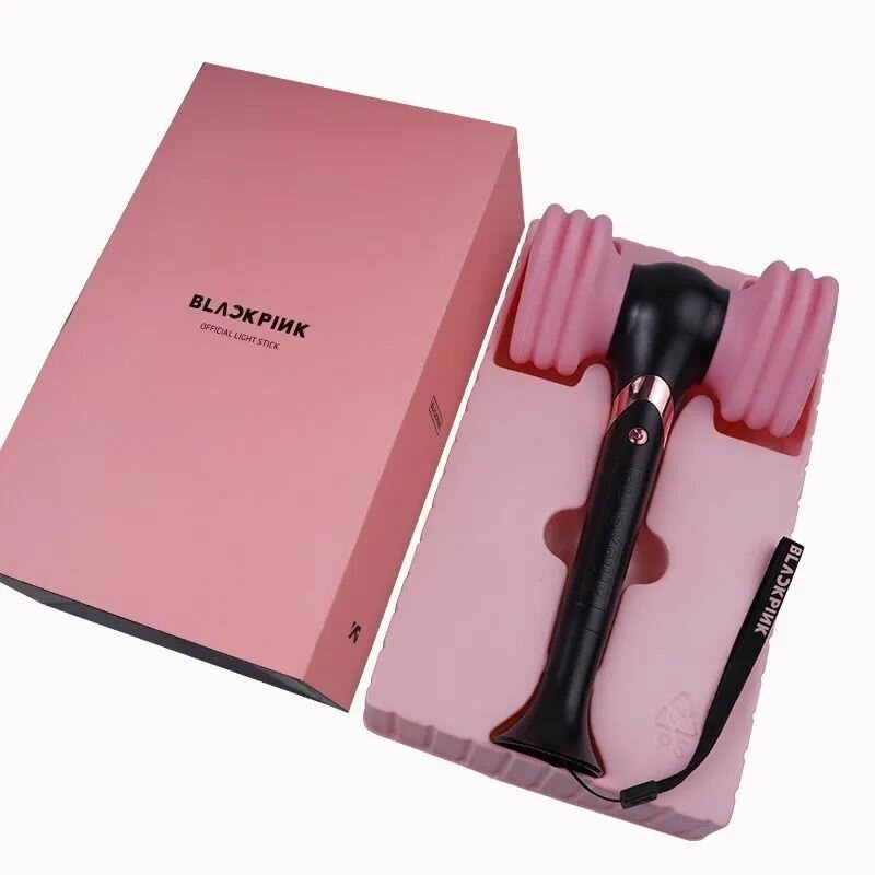 Лайтстик blackpink lightstick в наборе с голографическими карточками кпоп, молоток лайстик фанко kpop, ластик блек пинк