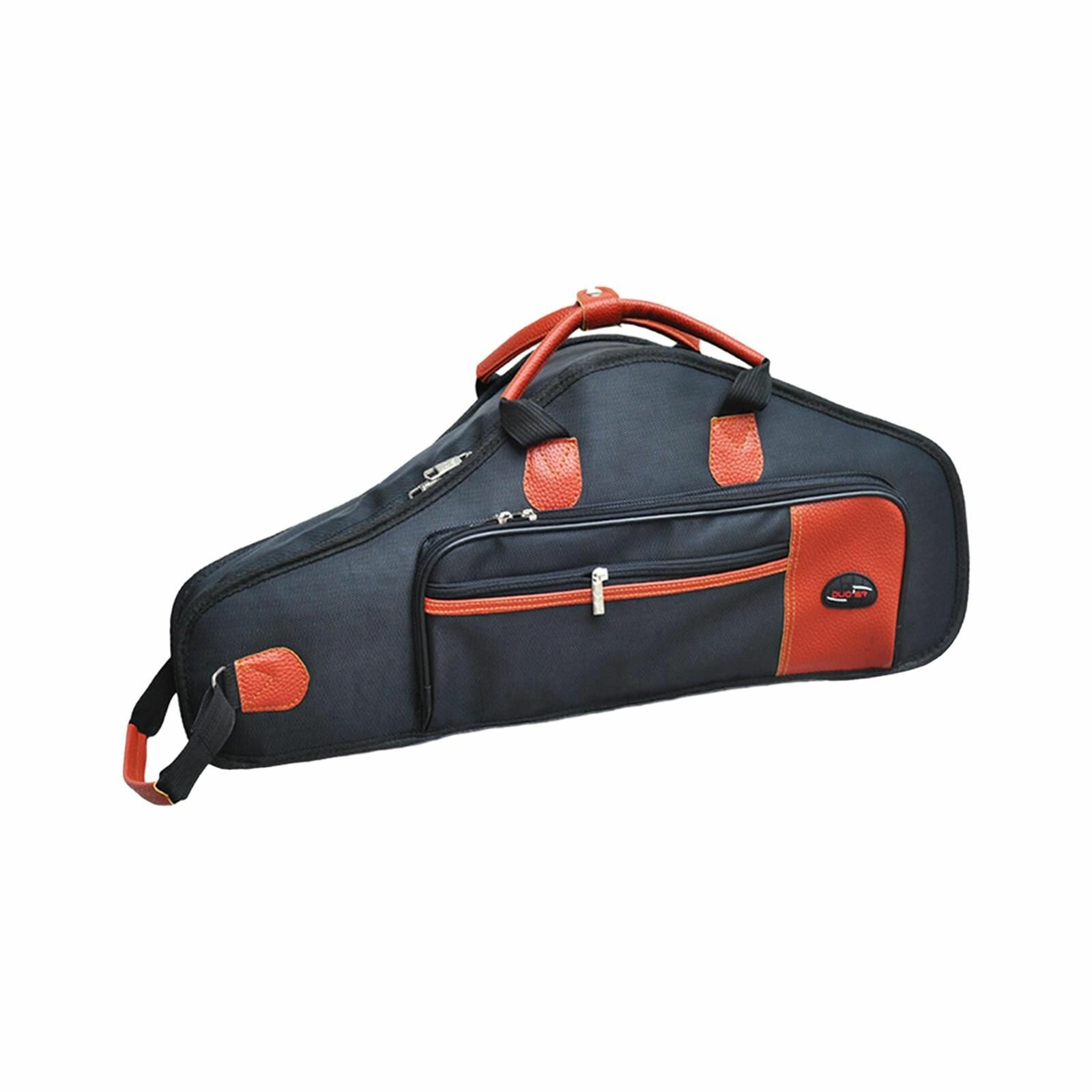 Утолченный ударопрочный чехол для саксофона-альта, водонепроницаемая сумка для хранения музыкальных инструментов с внешним карманом, черный