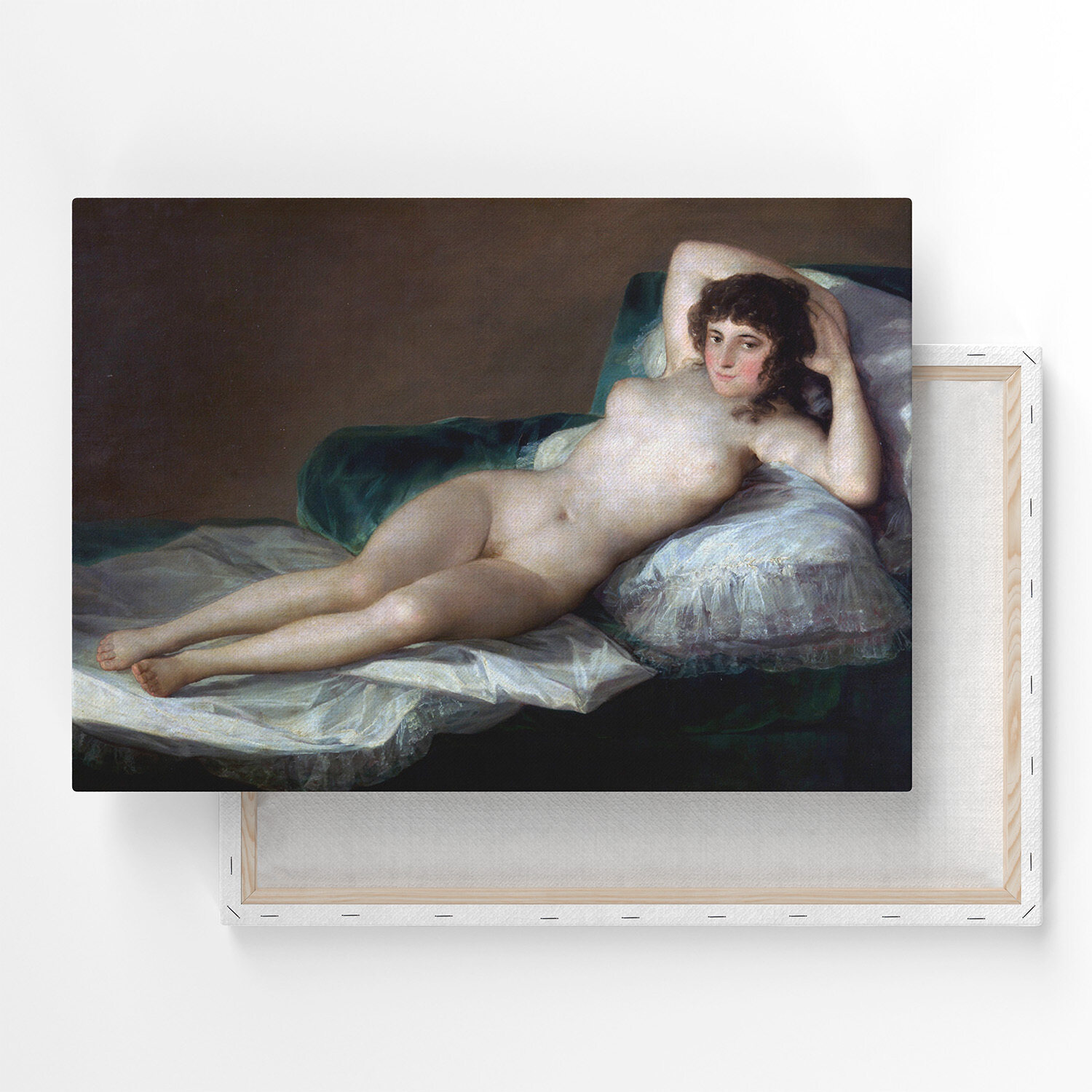 Картина на холсте, репродукция / Francisco Goya / Франсиско Гойя - Маха обнажённая / Размер 30 x 40 см