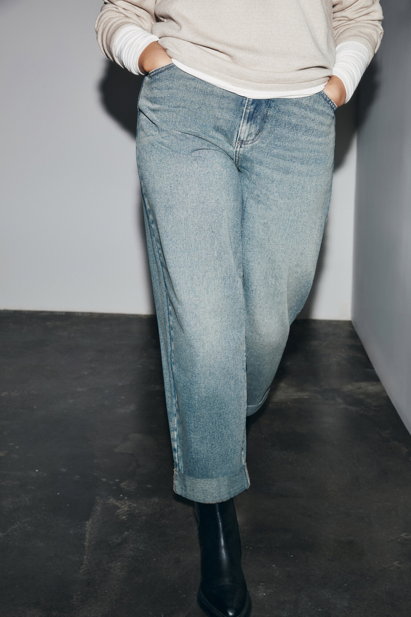 Джинсы бананы Plus size 