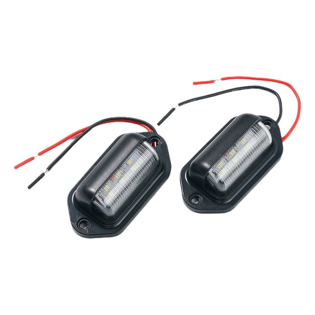 Универсальная светодиодная подсветка номера для авто / 12-24V / комплект 1/2шт.
