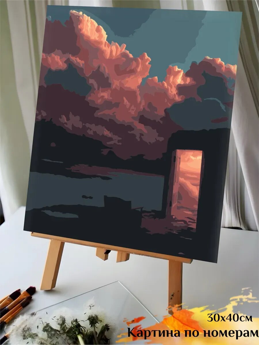 Картина по номерам дверь в другой мир