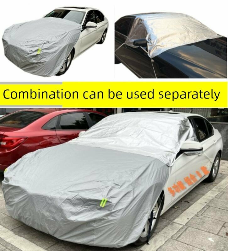 Чехол для автомобиля, полузакрытый, защита капота от масла, дыма, птичьих экскрементов, от кошек, солнцезащитный, для