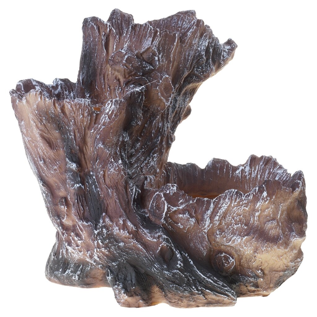 Имитация корня дерева в горшке для сочных цветов-белый