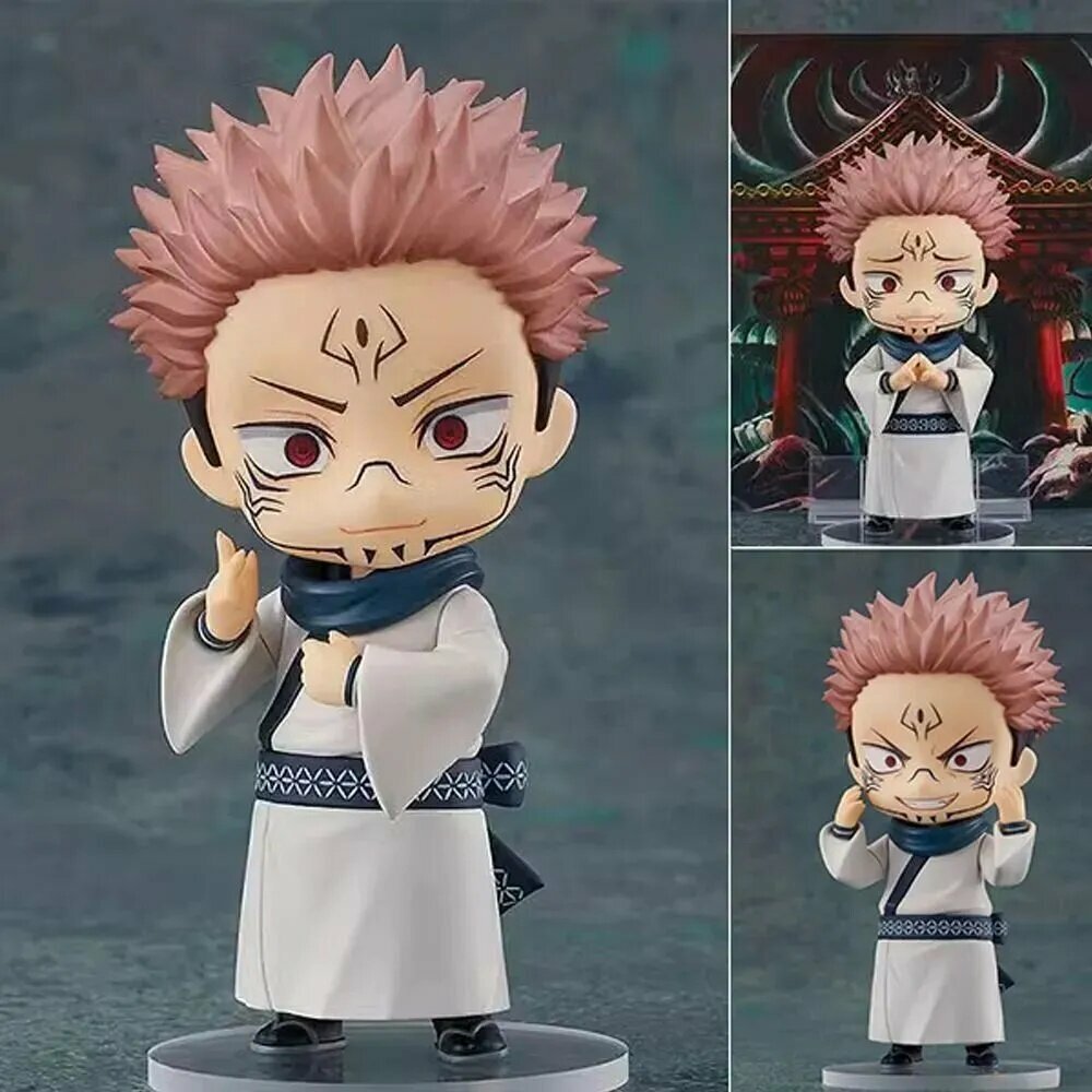 Фигурка Магическая Битва сукуна рёмен / Jujutsu Kaisen Sukuna Ryomen Нендороид (10cm) 1834