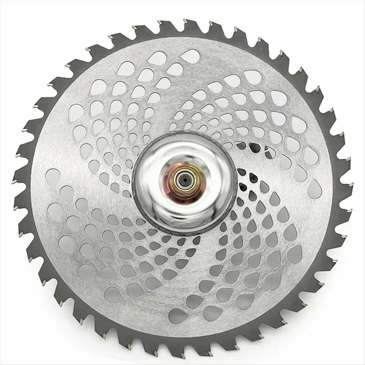 Диск для триммера с лезвиями для газонокосилки 40 зубьев 255 мм