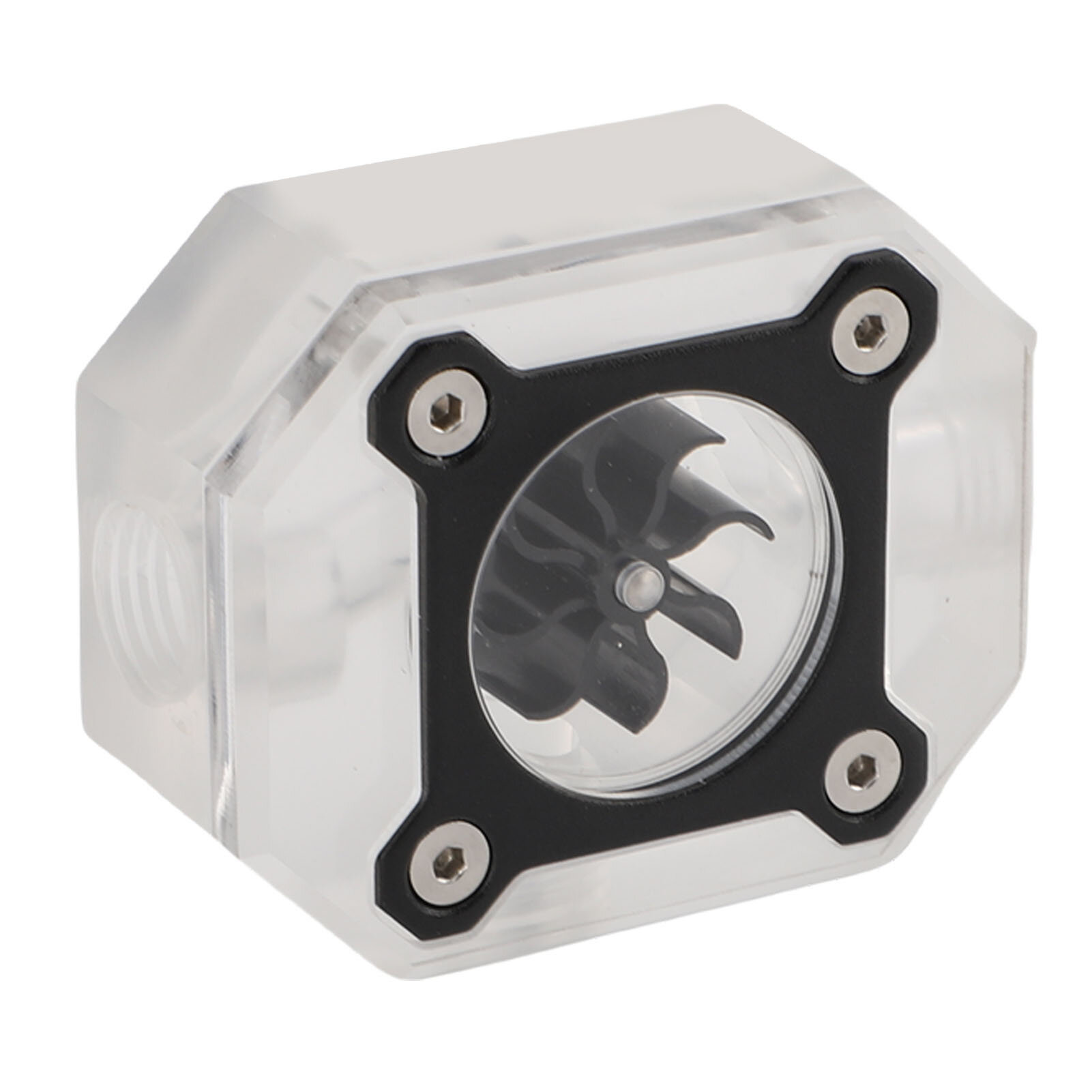 ПК Водяной охлаждение плавный счетчик g1/4 резьбовой 8 -й ход компьютера. Вода. Проточный счетчик