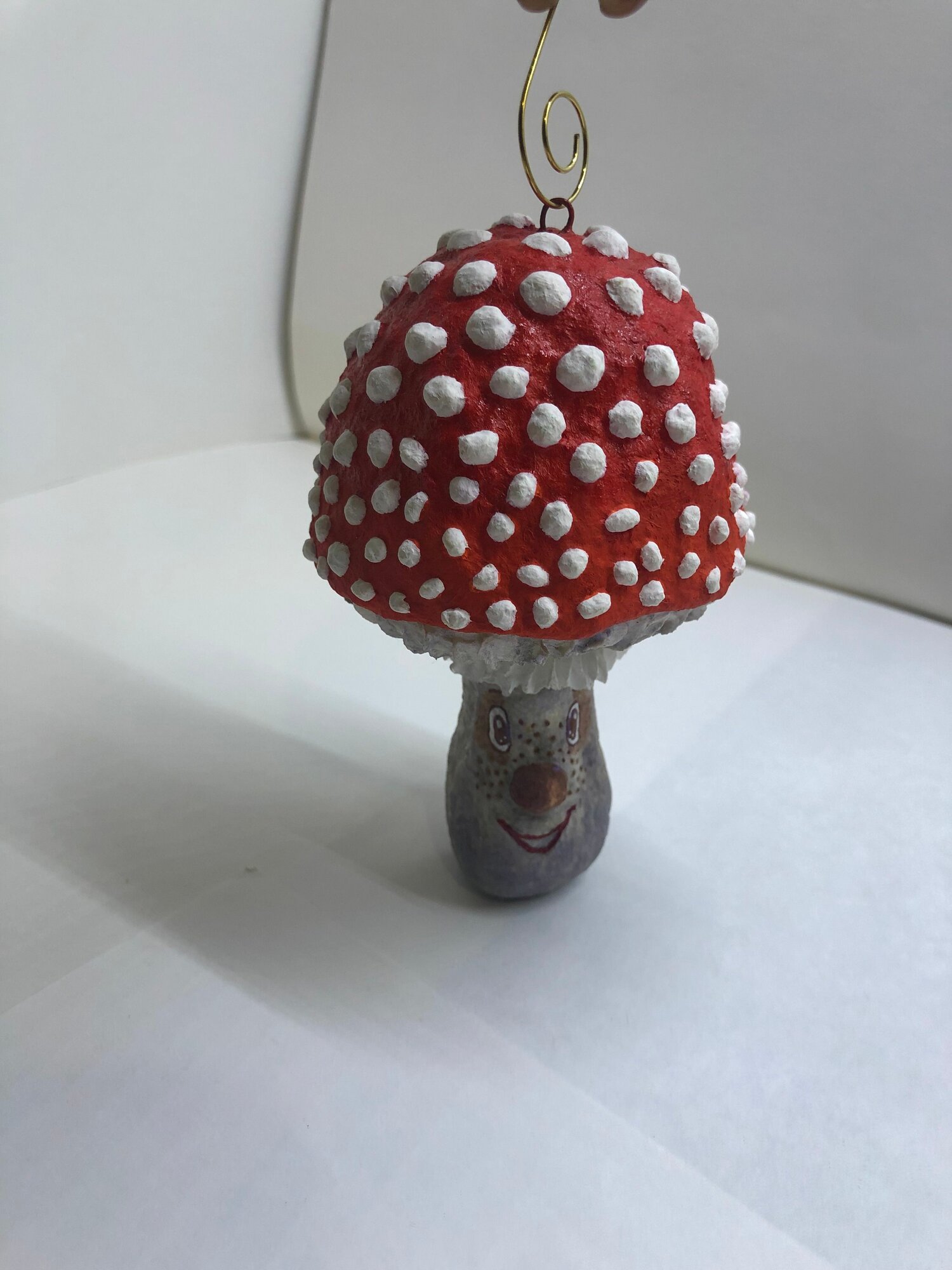 Ватная игрушка "Гриб"