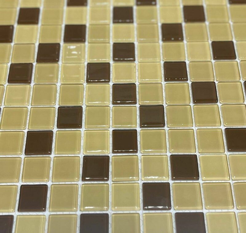 Мозаика Glass 30 см x 30 см, размер чипа: 25x25 мм