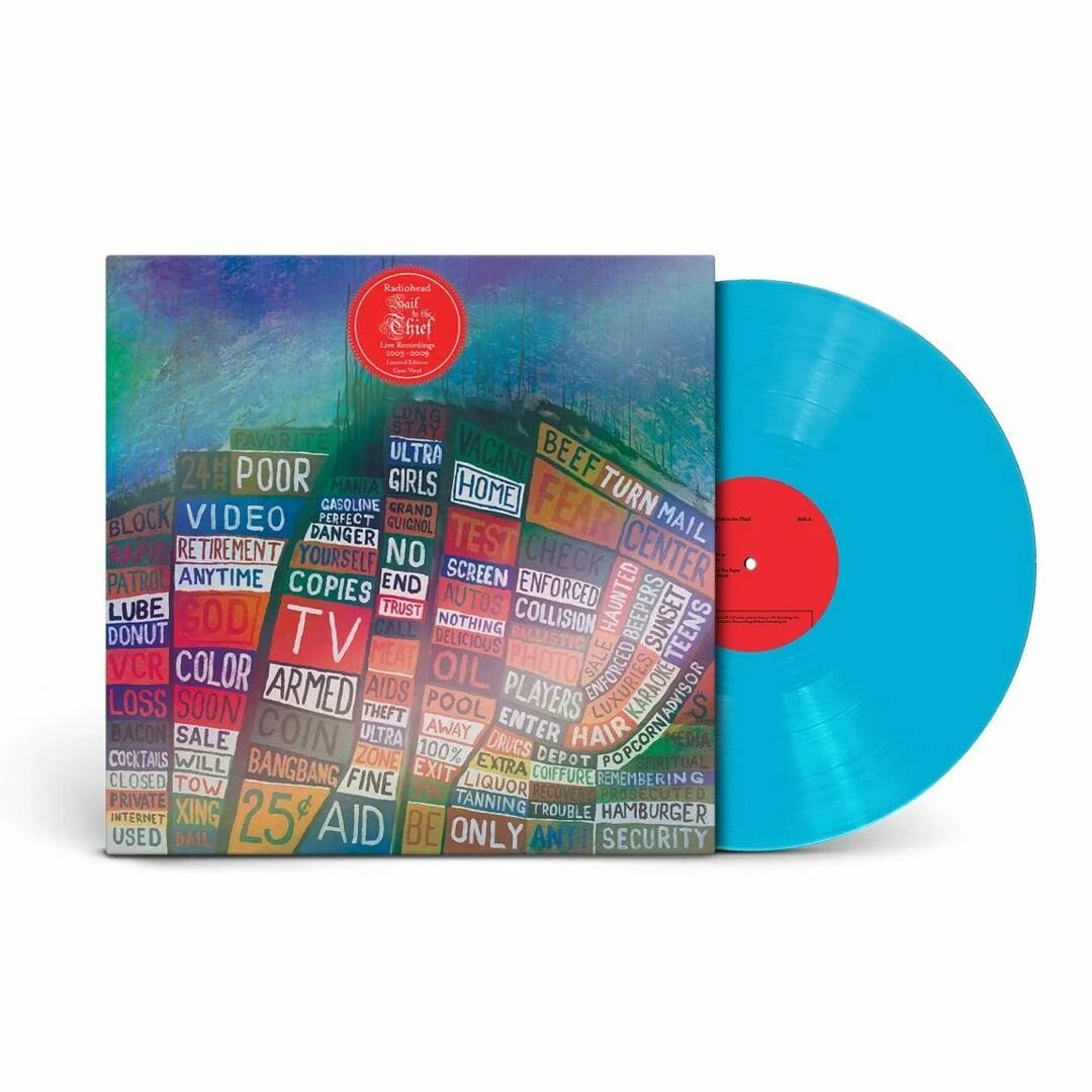 Radiohead - Hail To The Thief (Live Recordings 2003-2009) (Cyan Stereo USA Limited) Зелено-Голубая, Ультра-Редкая Виниловая Пластинка из США от Радиохед