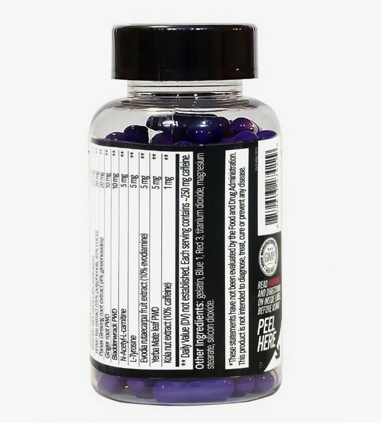 Термогеник, Азия блек, жиросжигатель, таблетки для похудения , для женщин и мужчин, 100 капсул