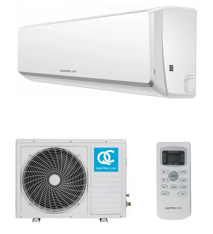 Настенный кондиционер Quattroclima (сплит-система) QV-M09WBE/QN-M09WBE