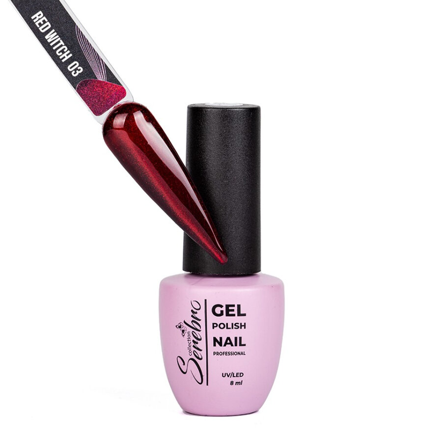 Serebro, Гель-лак "Red Witch" №03, 8 мл