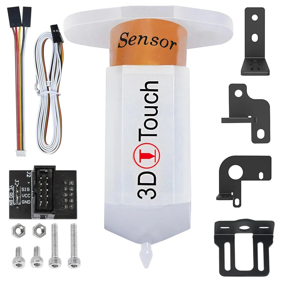 Обновленный датчик автоматического выравнивания кровати BL- Touch V3.2 с 4 кронштейнами BL — сенсорный комплект для 8- или 32-битной материнской платы