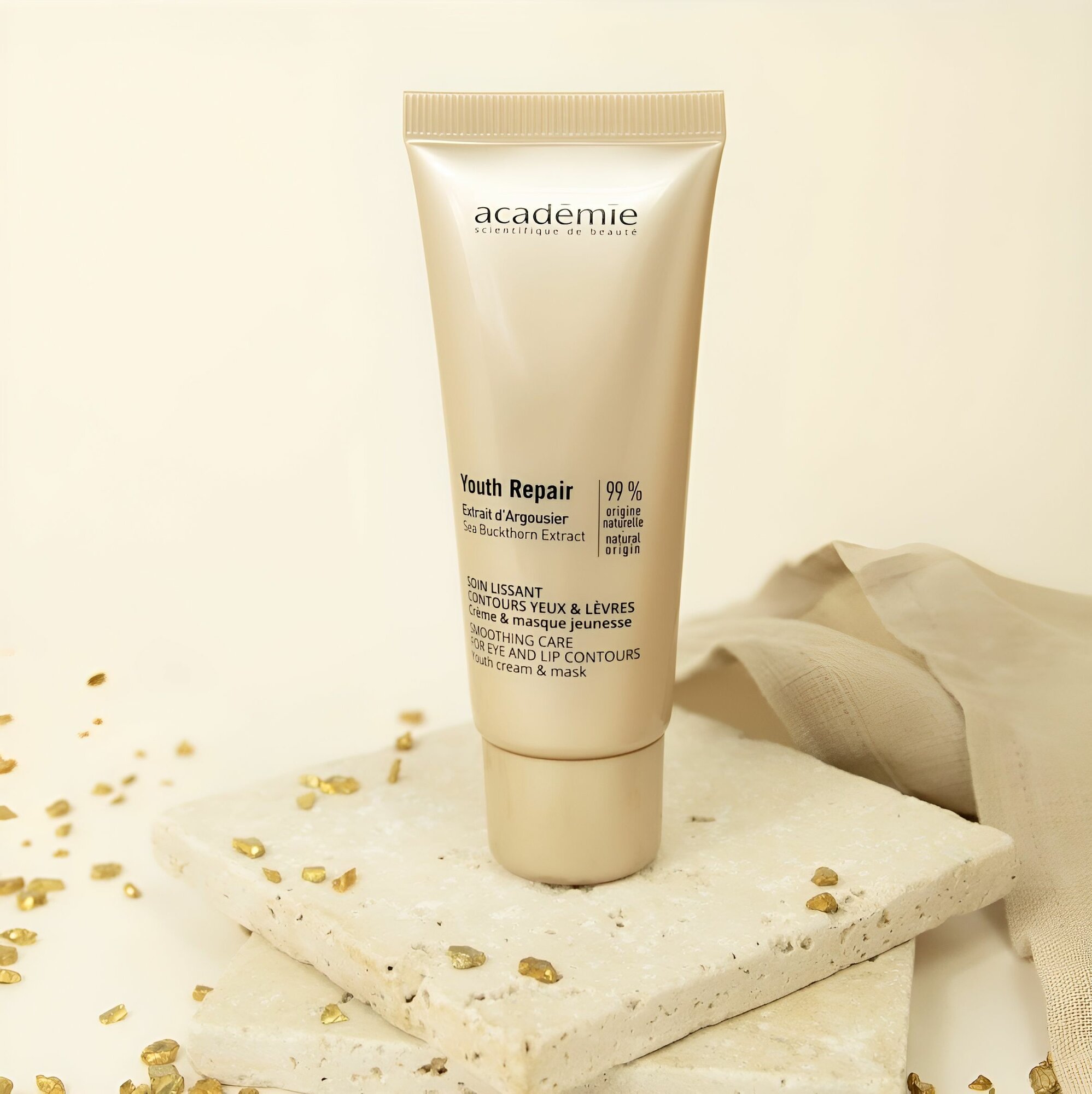 Academie Омолаживающая крем - маска для контура глаз и губ Smoothing Care for Eye And Lip Contours 40 мл