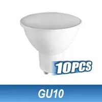 Светодиодные лампы Rskemiz GU10 MR16 3Вт 5Вт 7Вт 12Вт 220В GU10-10pcs, Natural Light, 7W
