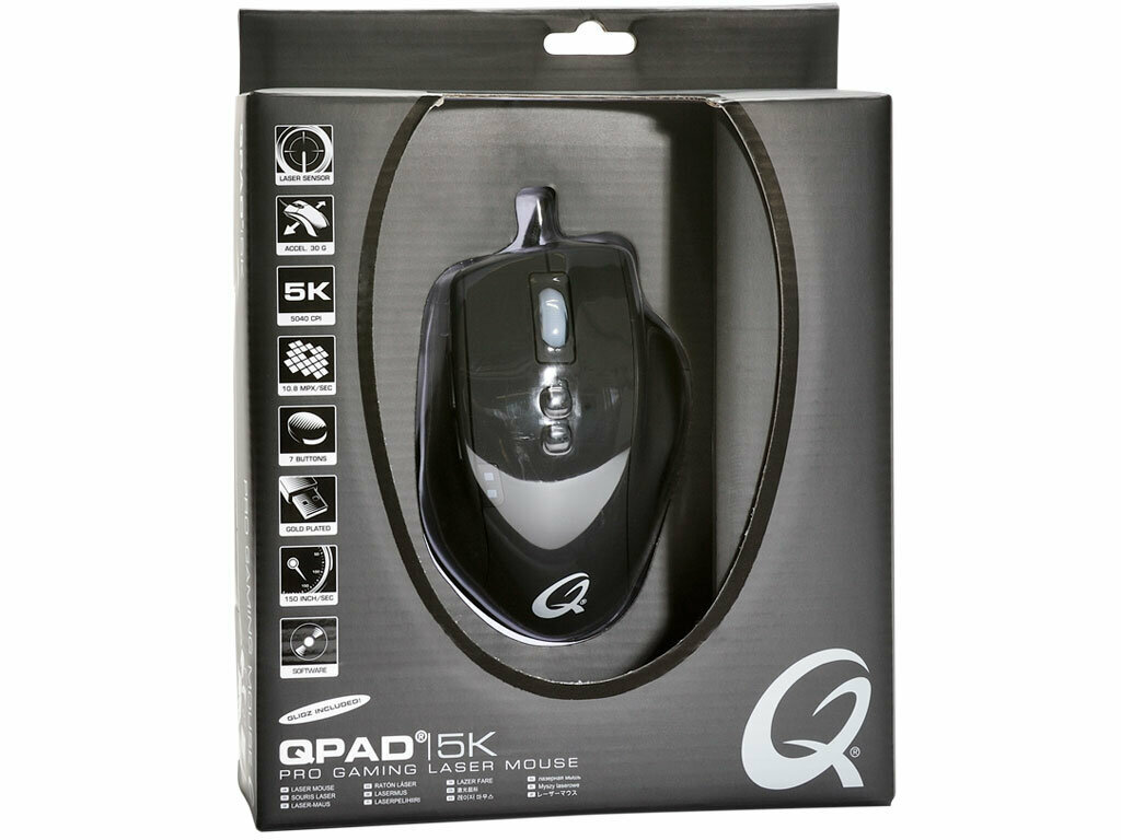 QPAD 5K Pro Gaming Laser Mouse