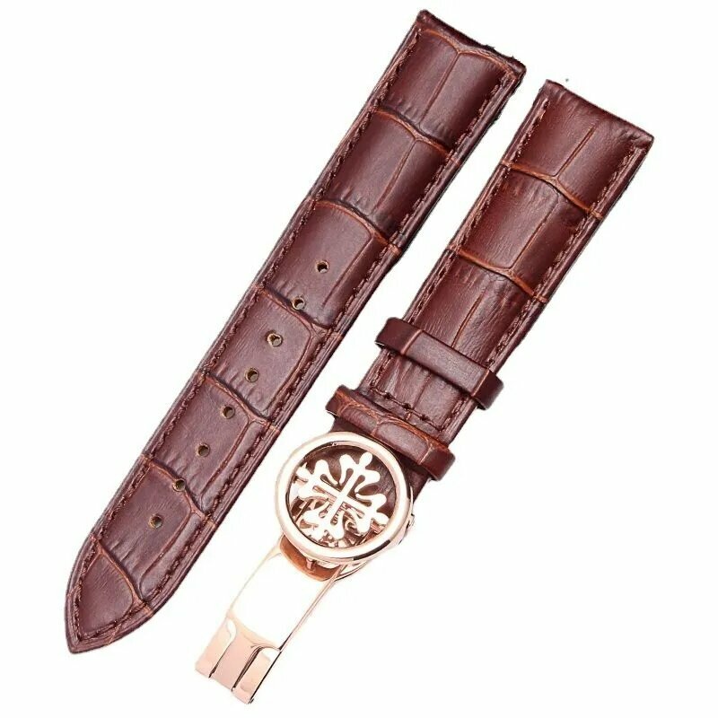 Кожаный ремешок для часов Patek Philippe Grenade 5167Ax, ремешок с крокодиловым узором и пряжкой-бабочкой для мужчин и женщин, 22 мм