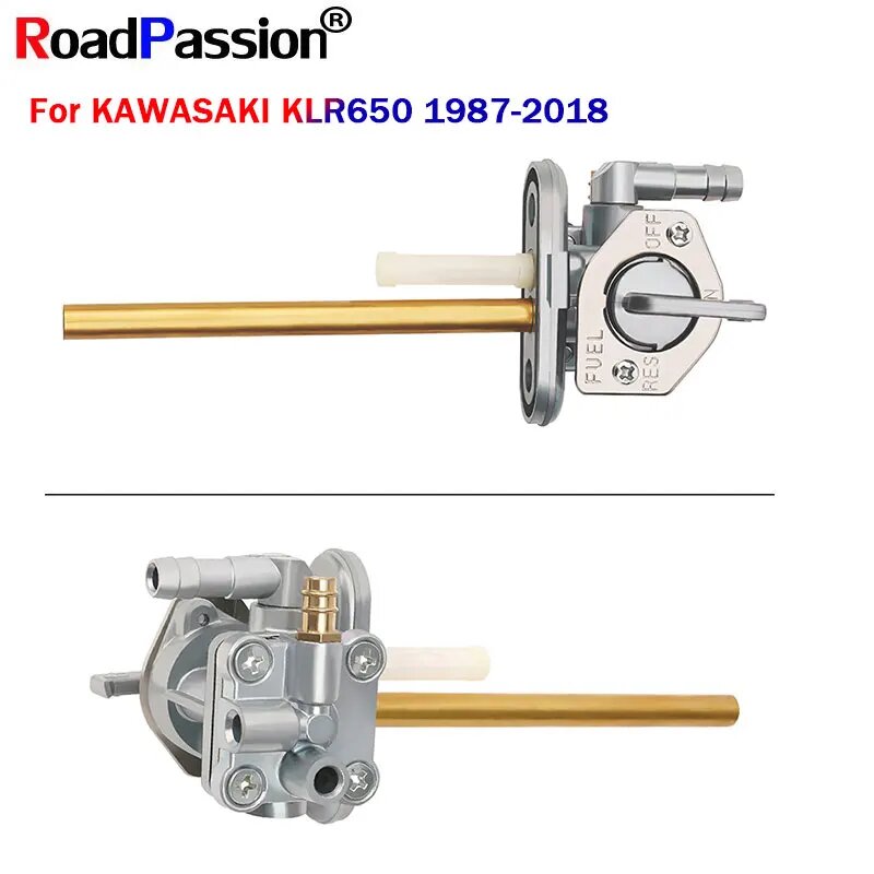 Топливный кран (клапан) для мотоциклов KAWASAKI KLR650 KLR 650 1987-2018, артикулы 51023-1390, 51023-1148, 51023-0715, 51023-0003
