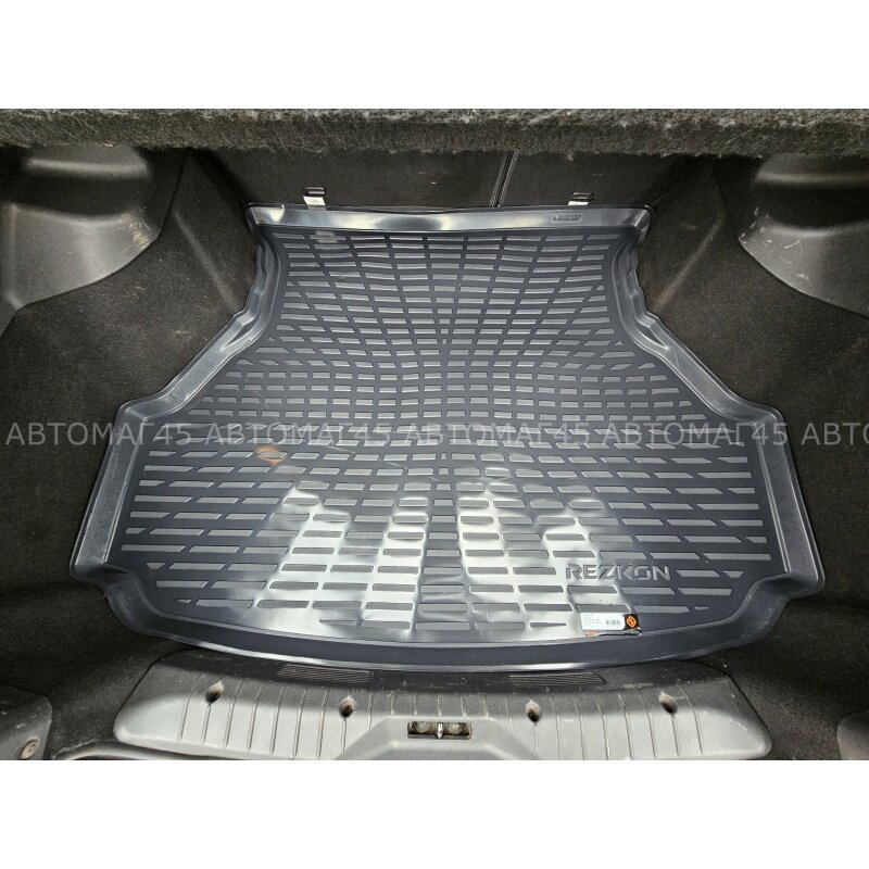 Rezkon коврик в багажник пластик Lada 2191 Granta Лада Гранта лифтбэк