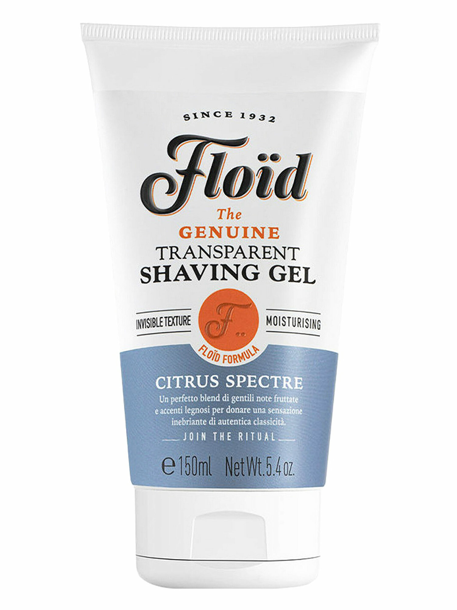 Гель для бритья Floid Citrus Spectre Цитрусовый аромат для любого типа кожи, 150 мл