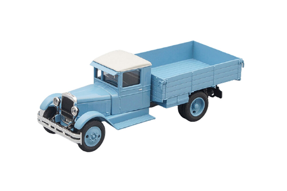 Модель коллекционная НАШ автопром СТАЛИН-3 бортовой, голубой