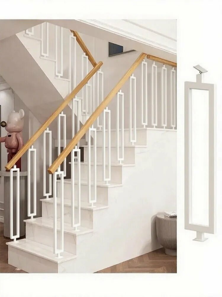 Современные золото кованые перила для лестниц и балконов, 90cm, ограждения для террас, лофтов и крыльца, 1 шт