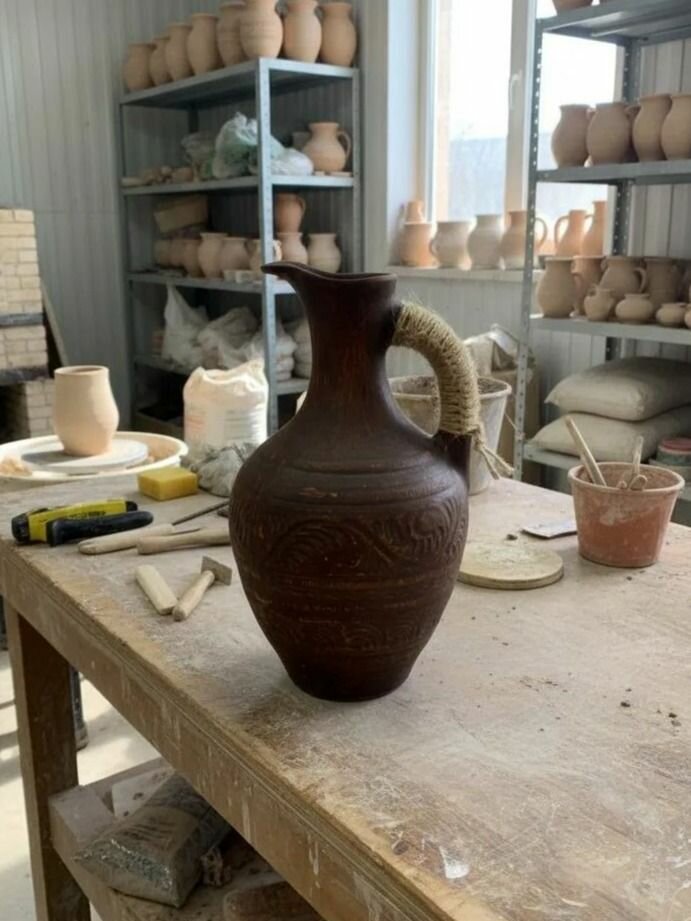 Кувшин "Таврический" 2,2литра красная глина