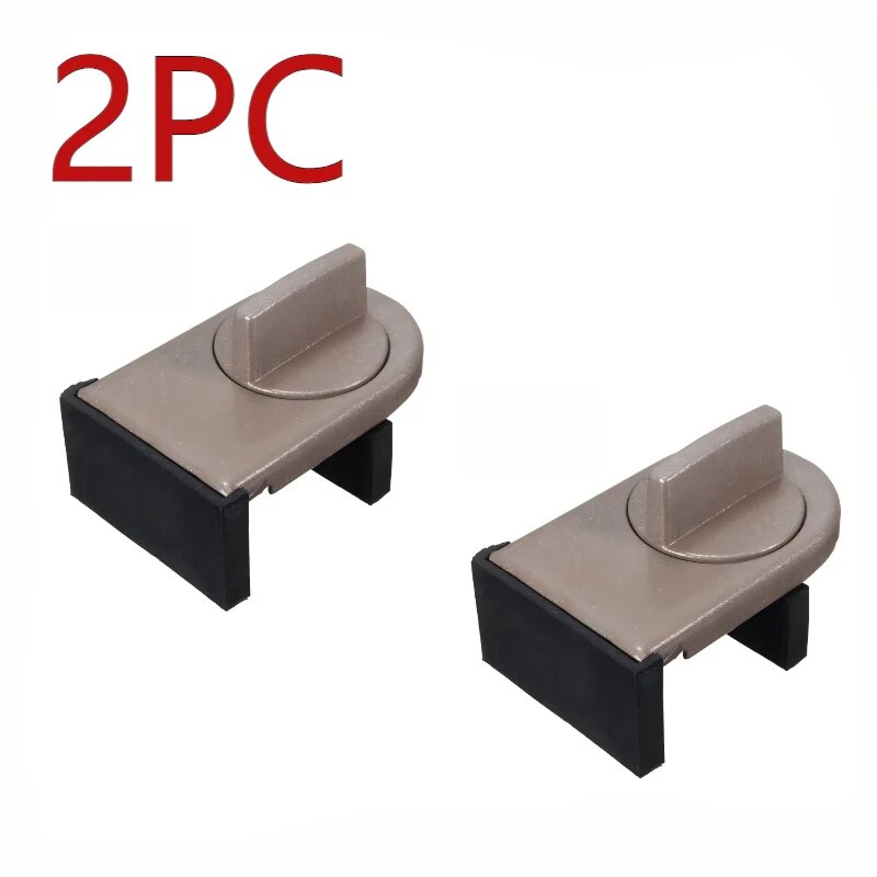 Регулируемый горизонтальный замок для раздвижных окон 2pc Brown