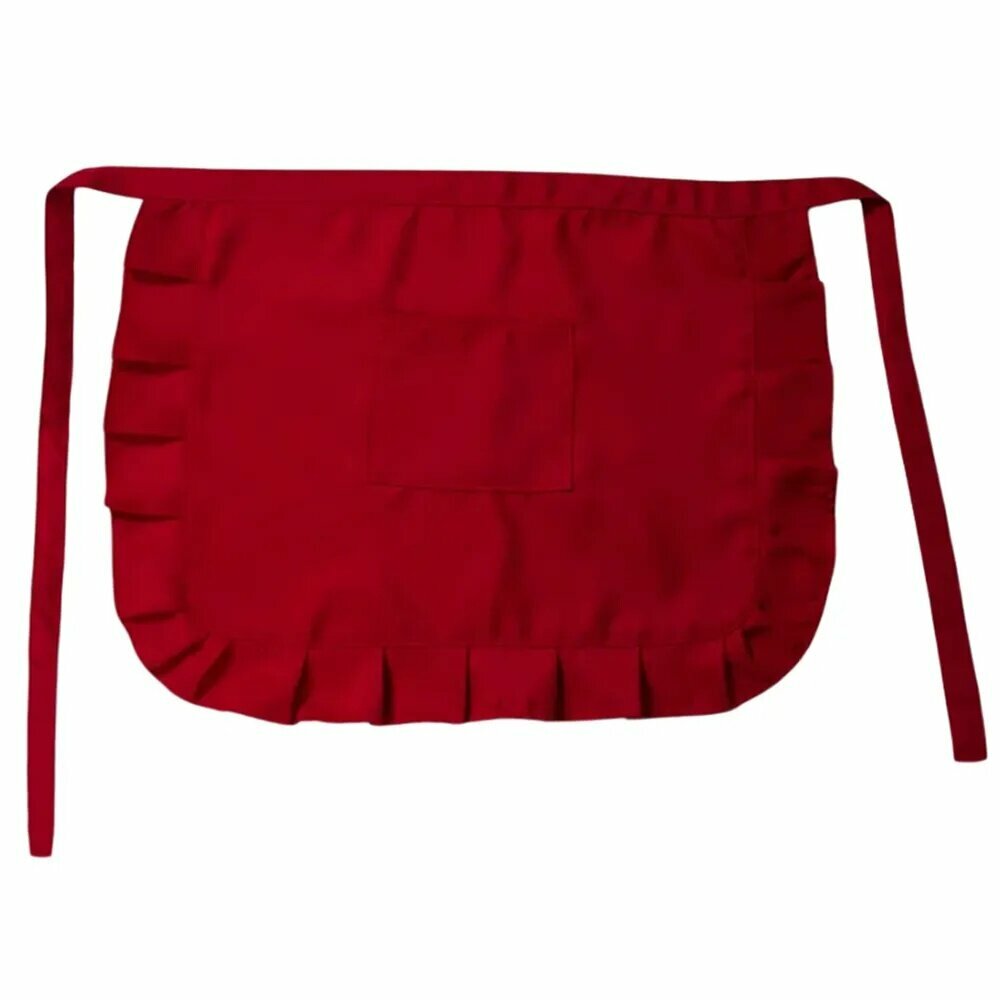 Модный короткий фартук с милыми рюшами для кухни