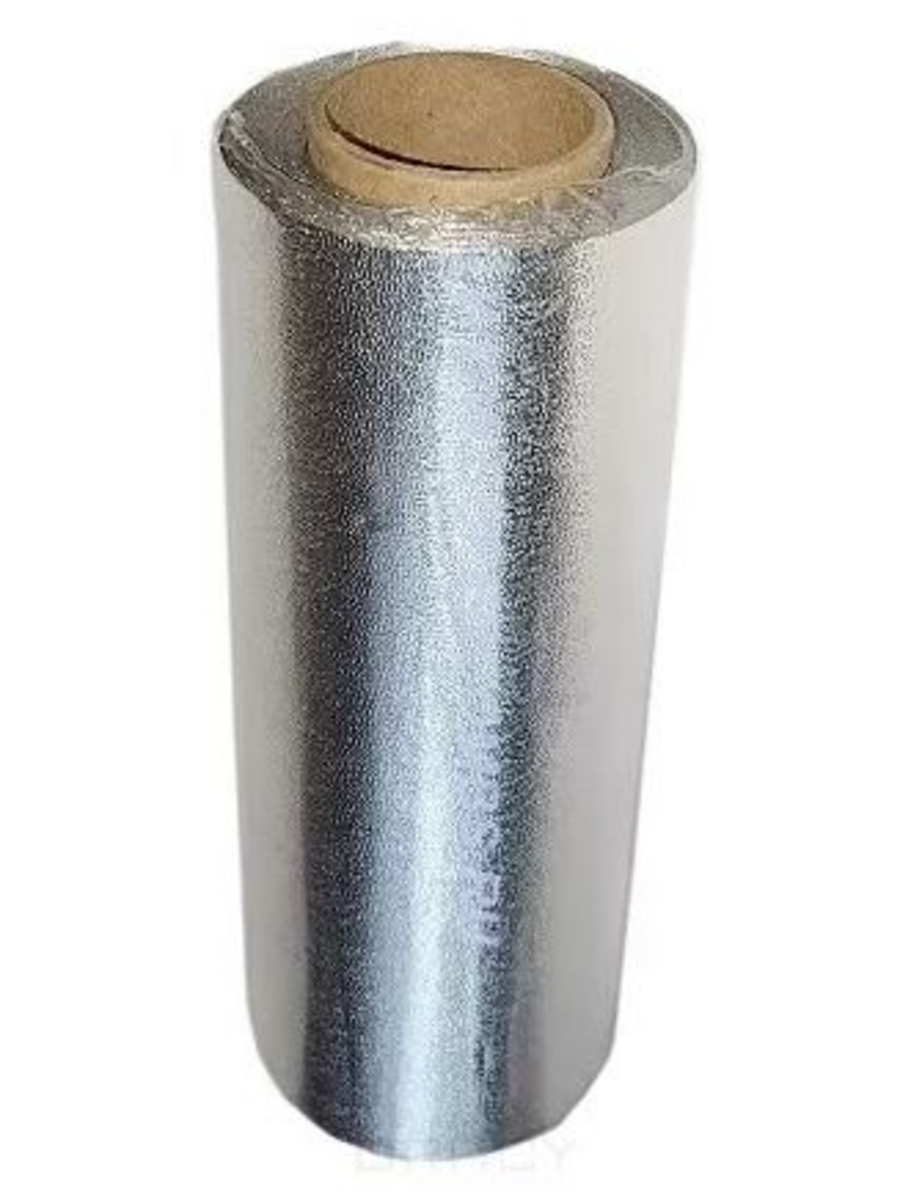 Фольга Ollin Professional тиснёная алюминиевая 14 мкм 100 м (для парикмахерских работ), 1 шт