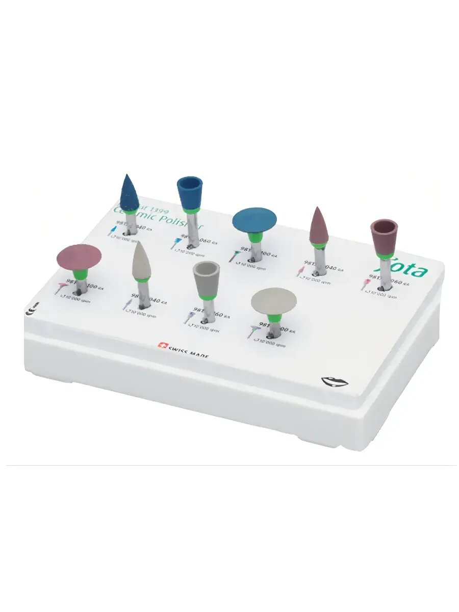 Набор полиров для керамики Jota Kit Polisher, 9 инструментов