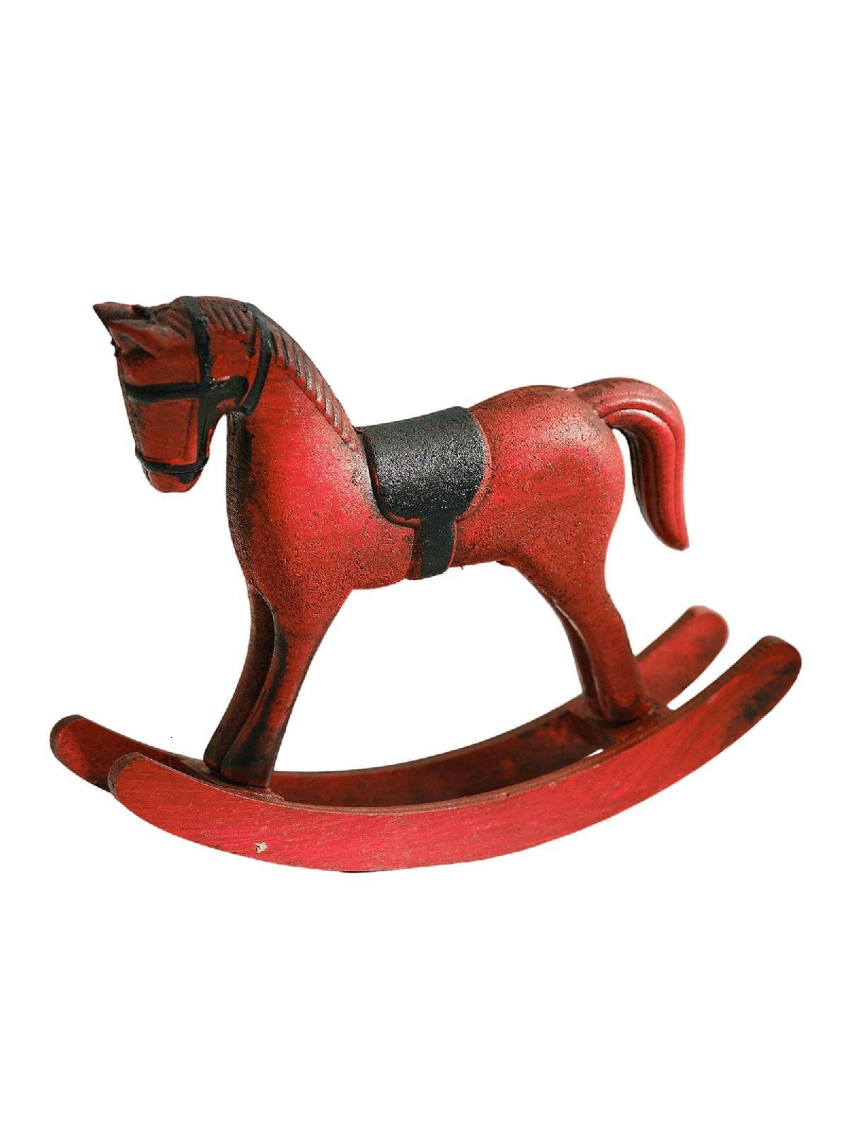 Минималистичная деревянная скульптура Лошади-качалки, Художественное Оформление комнаты Для книжной полки, журнального столика, Украшение в скандинавском стиле, Подарок