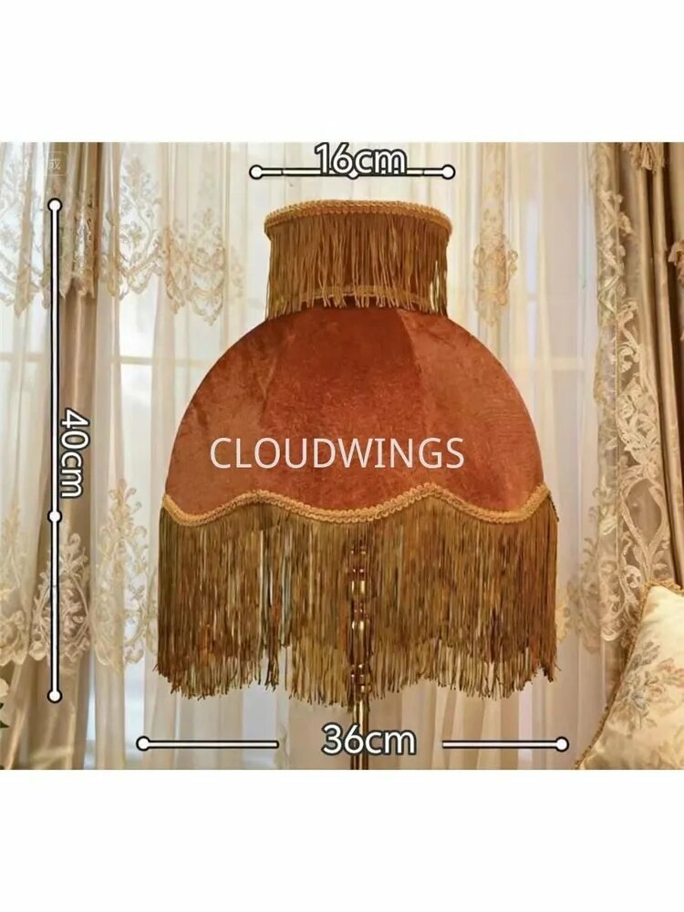 Абажур, CLOUDWINGS, сменный/настольная лампа/торшер, универсальный E27, французский стиль
