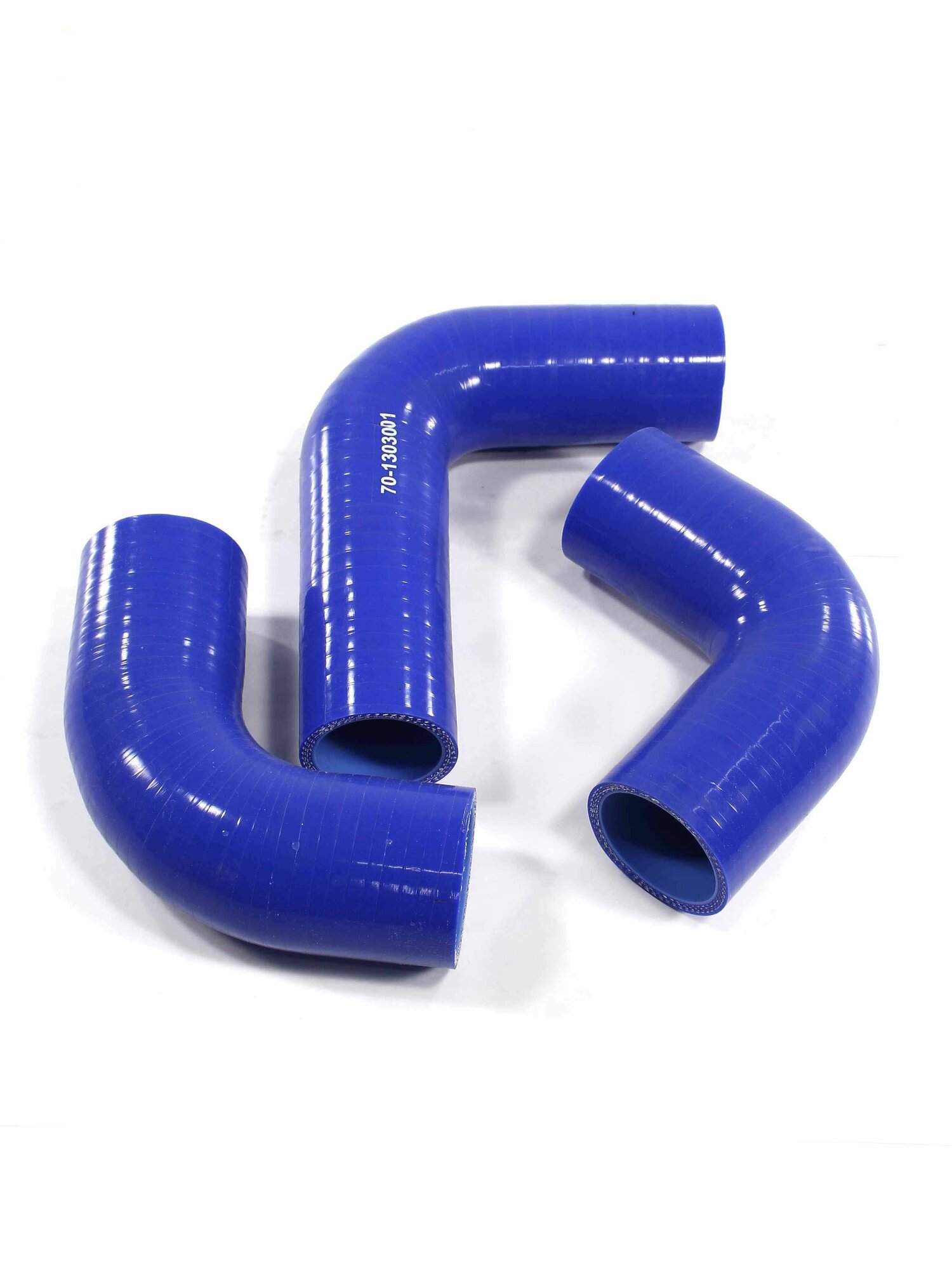 Патрубок радиатора УАЗ дв. 417 (90 л/с) к-т 3 шт (силикон)