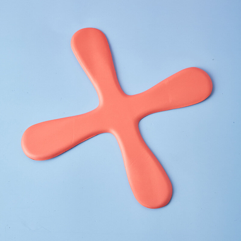 Маленькие четыре листа красочные детские мягкие бумеранги бумеранги летают ST3001-Red -26 см