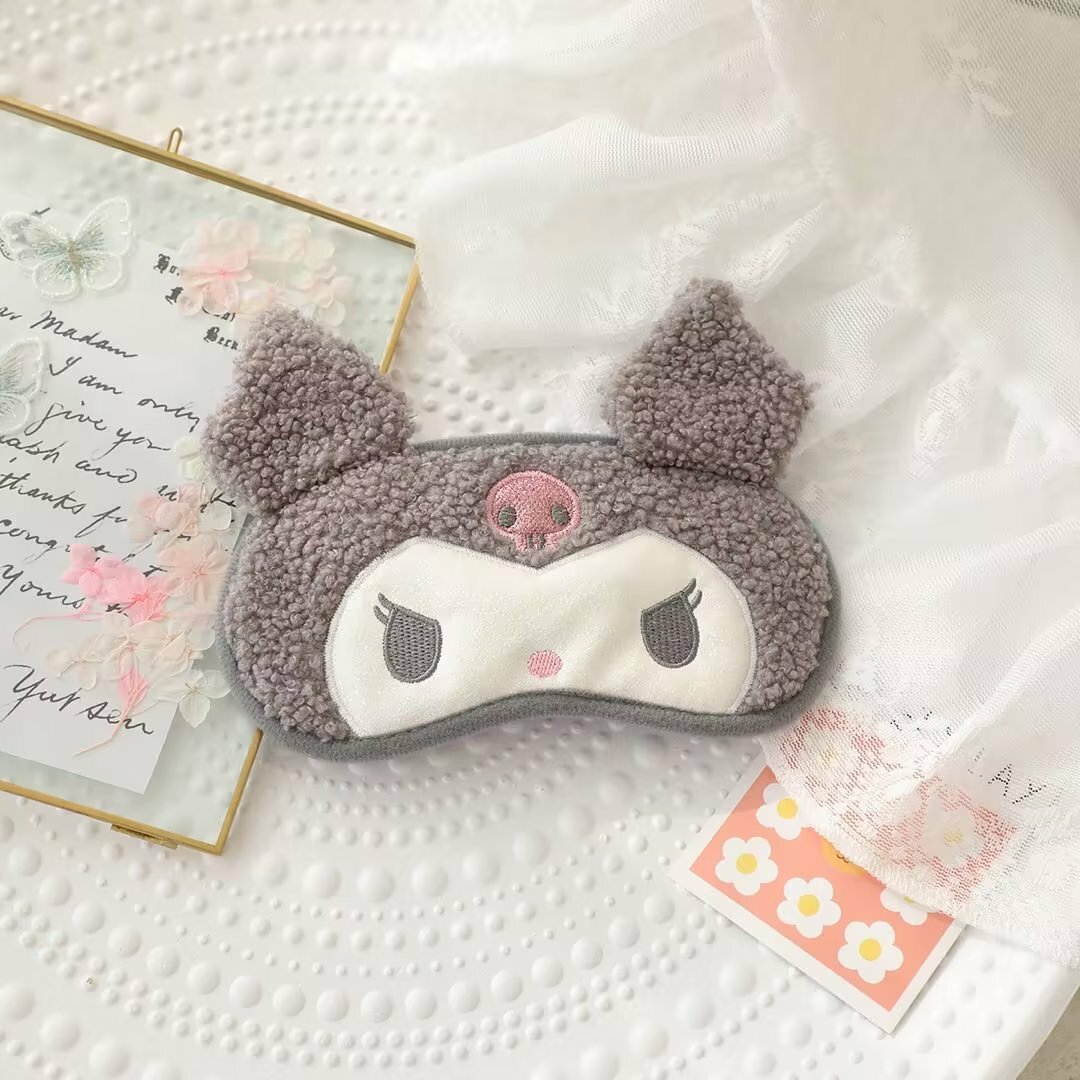 Милая мультяшная маска для сна, дорожная маска для глаз, светонепроницаемая маска для студентов и девушек, снимает усталость глаз, мягкая и дышащая защитная маска для глаз.