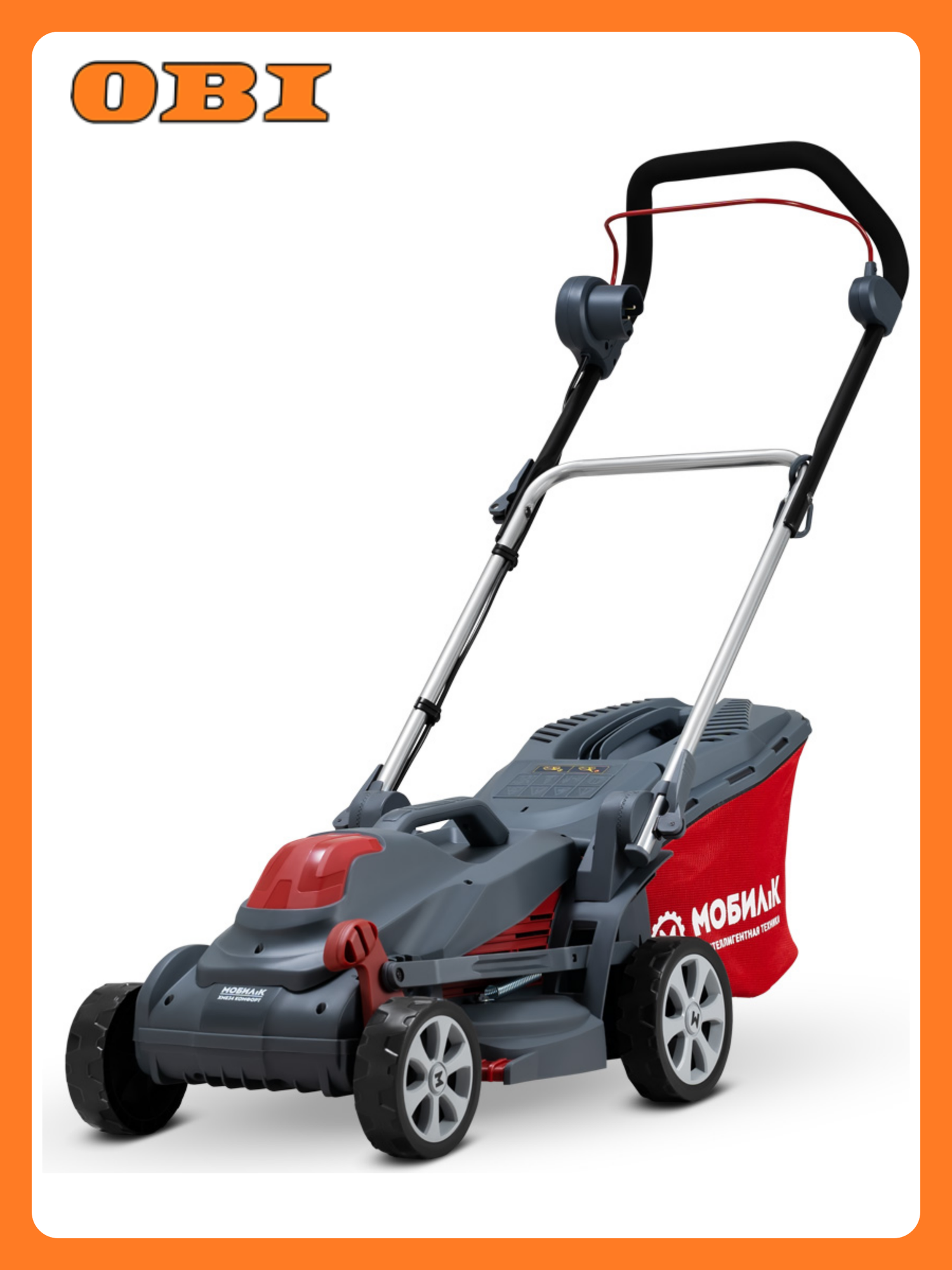 Газонокосилка электрическая Мобил К комфорт XME34 1500 Вт 34 см MBK0027786