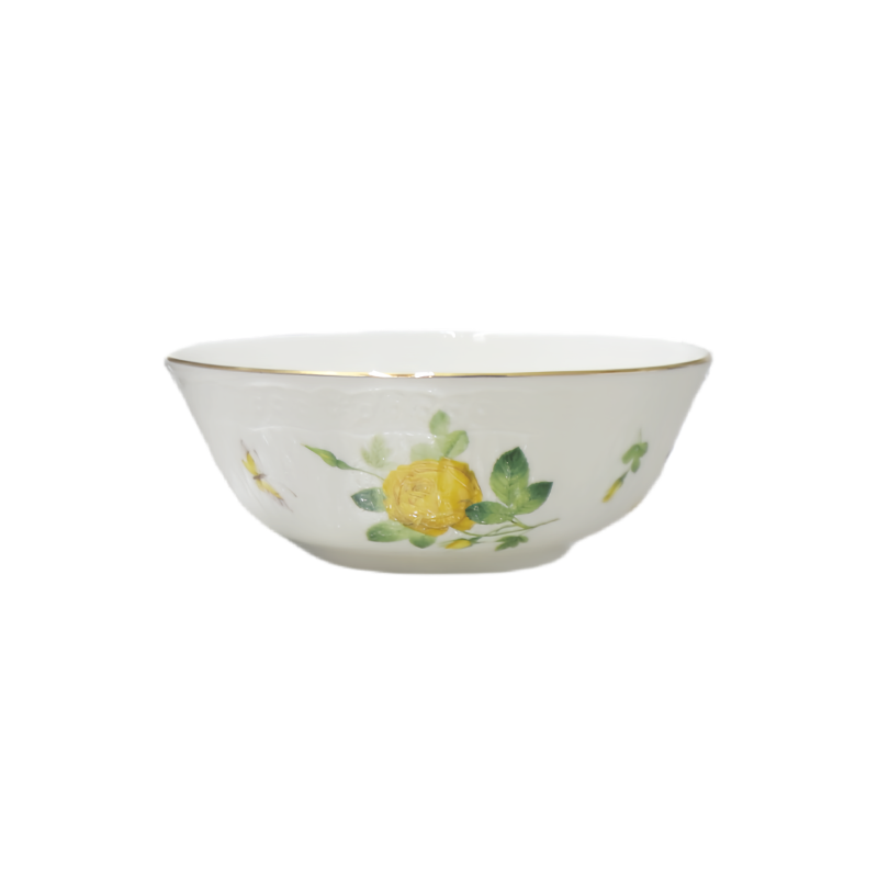 Миска 5,5 дюйма из костяного фарфора, одноразовая керамическая посуда для обеда