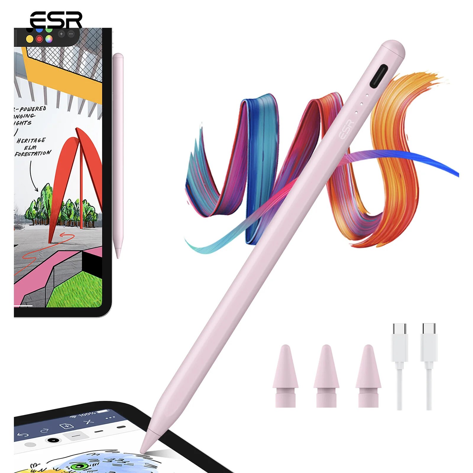 ESR Стилус для iPad Pink