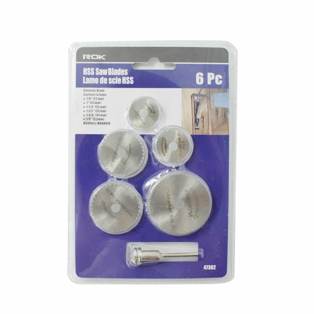 6 шт. стальной зубчатый пильный диск, для шлифовального круга, аксессуары