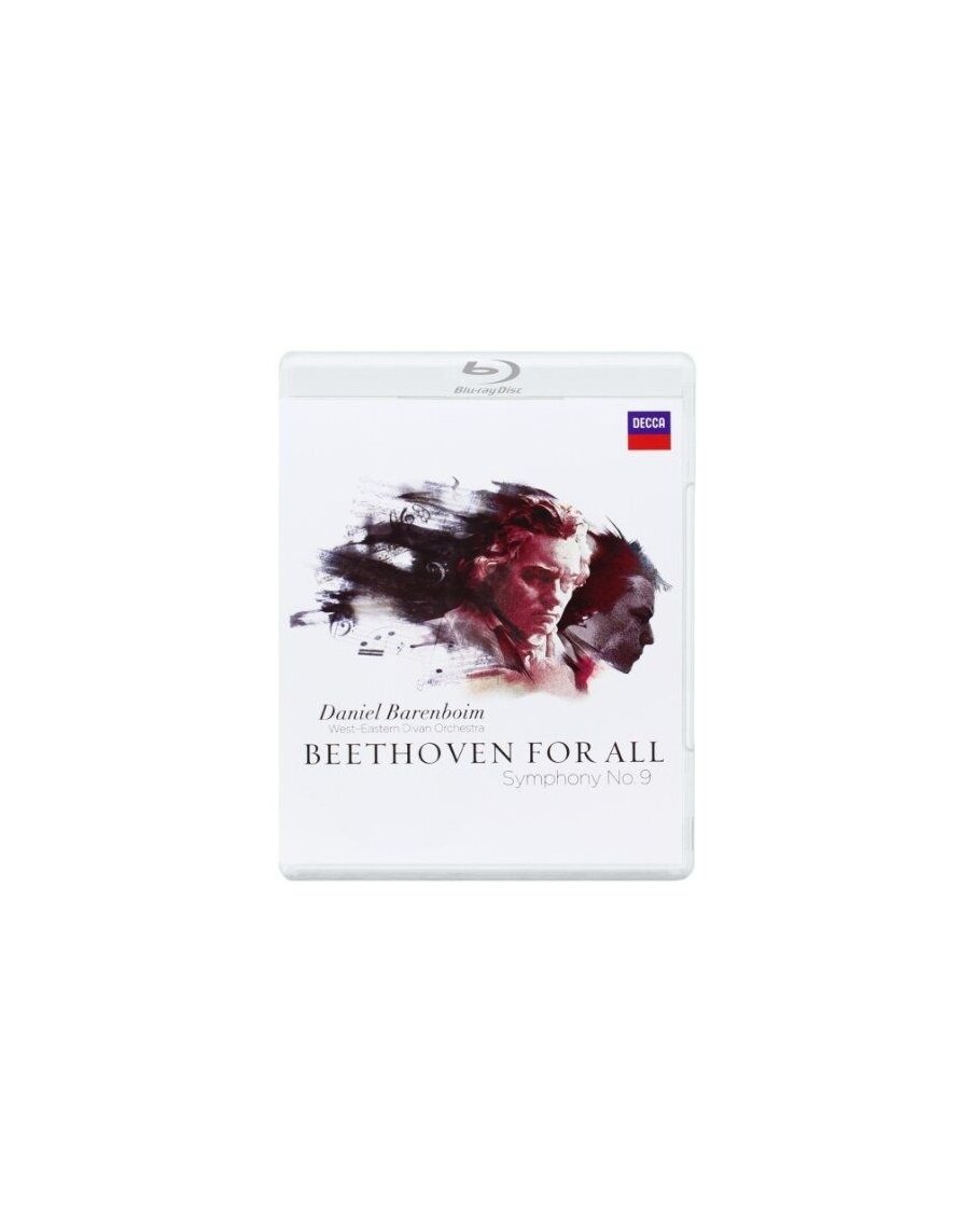 Диск Beethoven For All - Symphony No.9-blu-ray Audio - Anja Harteros, Waltraud Meier, Peter Seiffert, Ren Pape, Vokalensemble K lner Dom, West Eastern Divan Orchestra, Daniel Barenboim (1 BR)